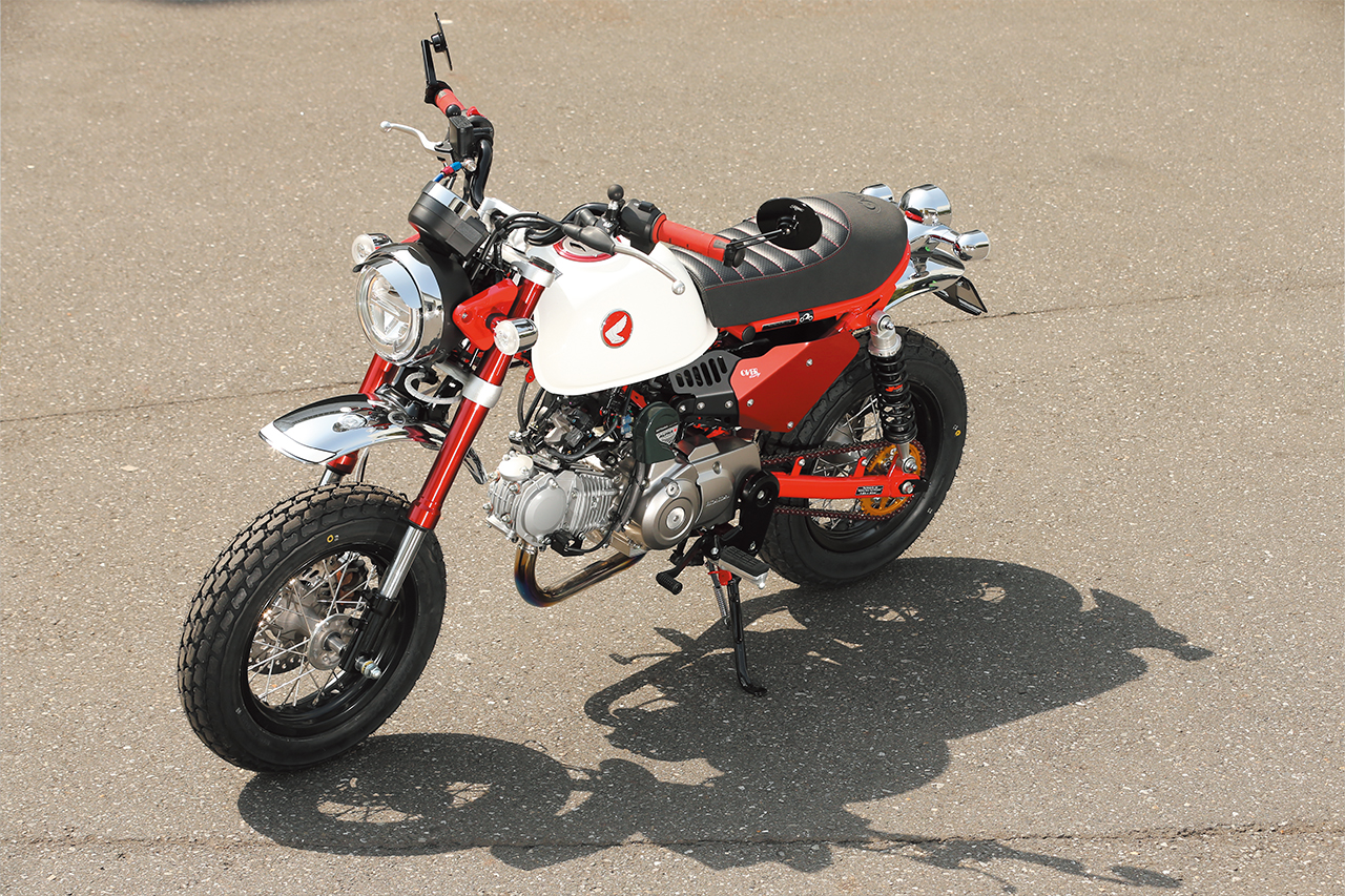 12インチスポークホイールでフットワークも軽くなる｜4miniカスタム最前線！ - BikeJIN WEB