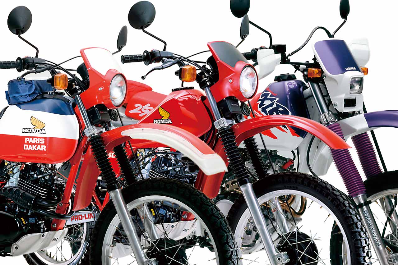 【不定期連載】はめ殺し。懐かしいオフロードバイクカタログ【HONDA XL Series】 - BikeJIN WEB