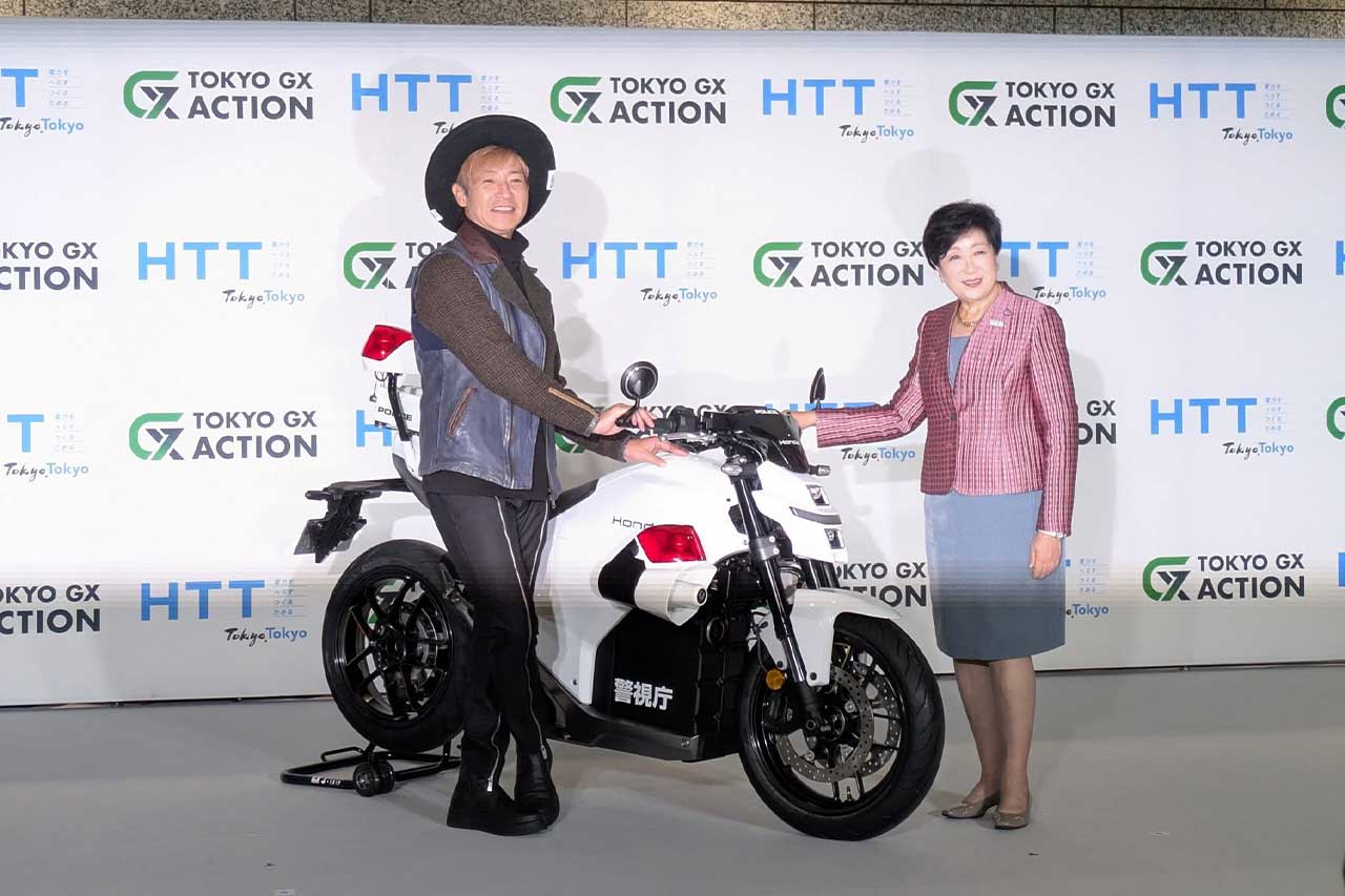 『国産EV白バイ初公開セレモニー』開催 - BikeJIN WEB